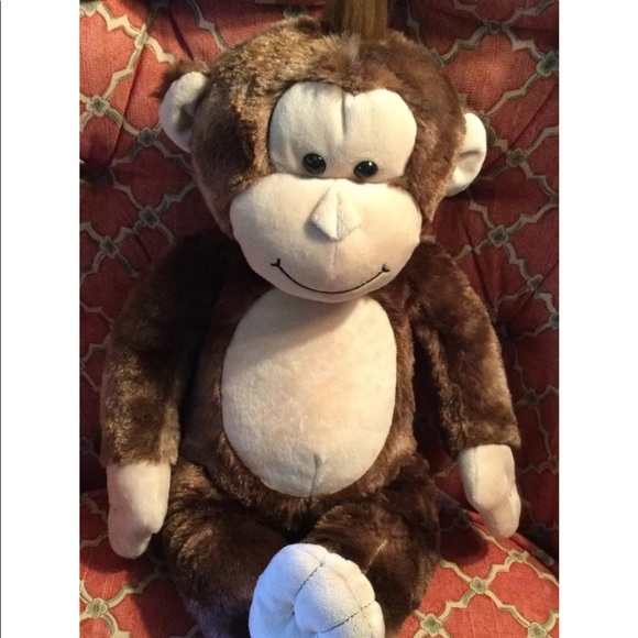 Build-A-Bear | Toys | Bab 9 Soft Plushfuzzy Tufted Smiley Monkey | Poshmark